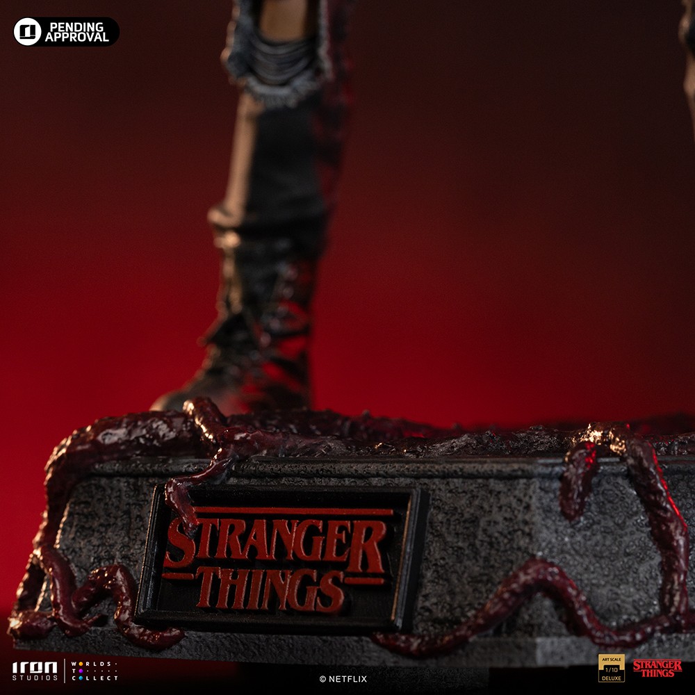 STRANGER THINGS Art Scale statue 1/10 Eddie Munson en résine 20cm