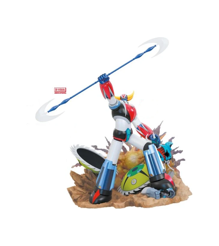 UFO ROBOT GRENDIZER statue Goldorak vs Gin Gin PVC Plastoy