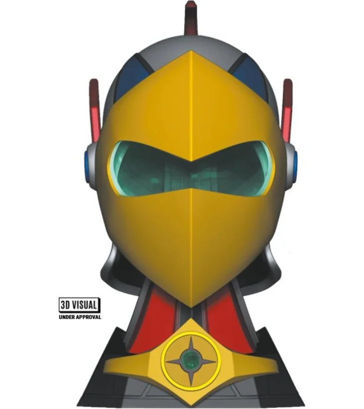 UFO ROBOT GRENDIZER statue Goldorak Casque Actarus en résine