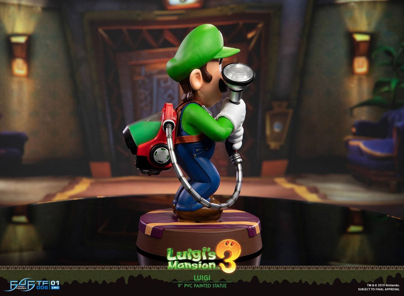 REPERE GEEK - statue luigi edition standard luigi's mansion 3