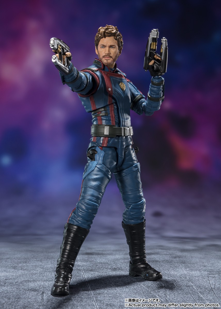 GARDIENS DE LA GALAXIE 3 figurines Star Lord Rocket SH Figuarts